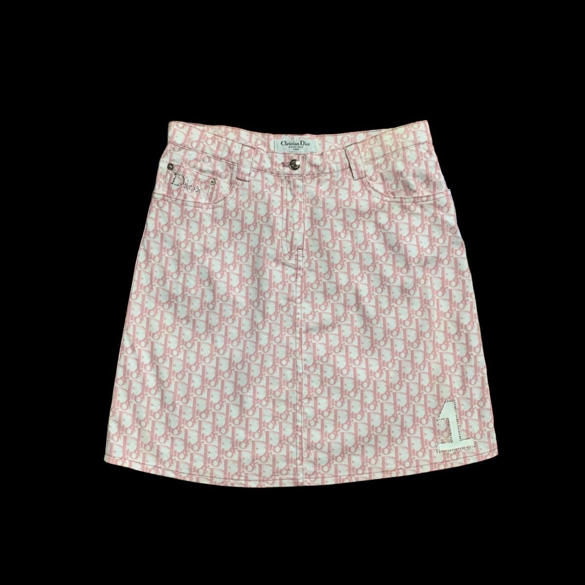 Dior CHRISTIAN DIOR PINK MONOGRAM SKIRTS | Grailed
