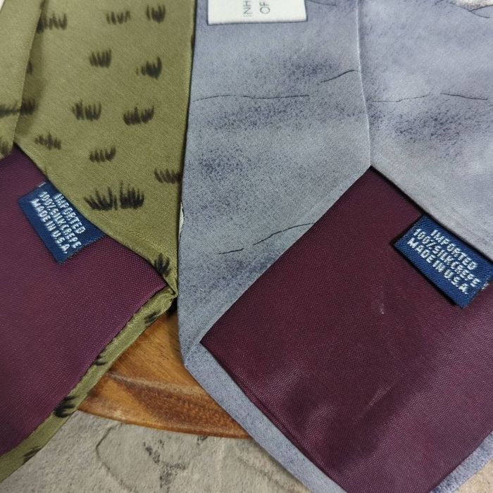 Wwf WWF animal 2 tie bundle Wolf & Rhino | Grailed