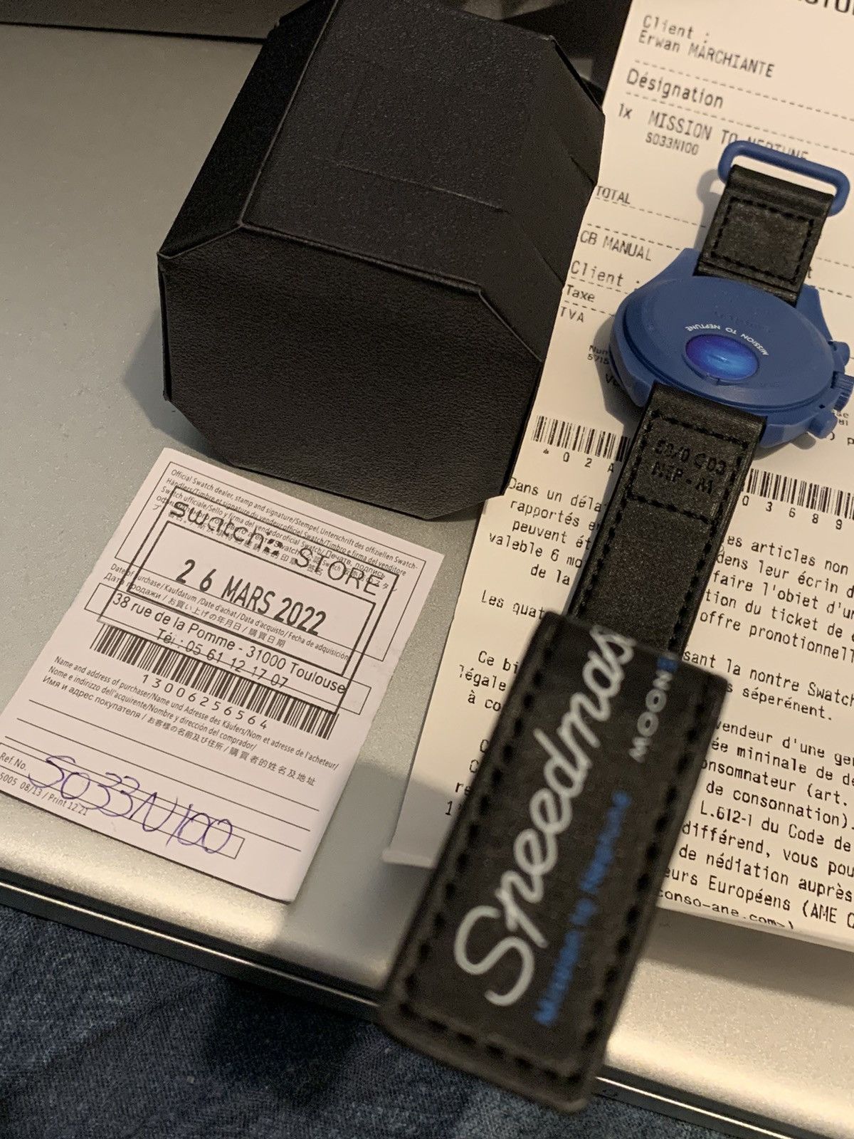 Swatch Swatch x omega mission to neptune brand new with box/papers ...