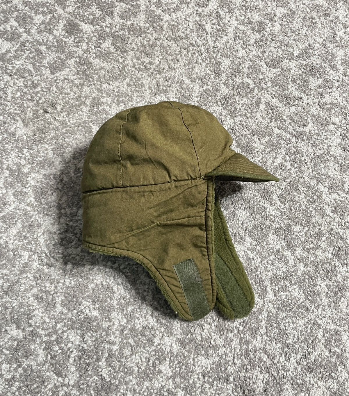 Military × Streetwear × Vintage Vintage Green Khaki Trapper Ushanka Hat Cap Winter Cold | Grailed