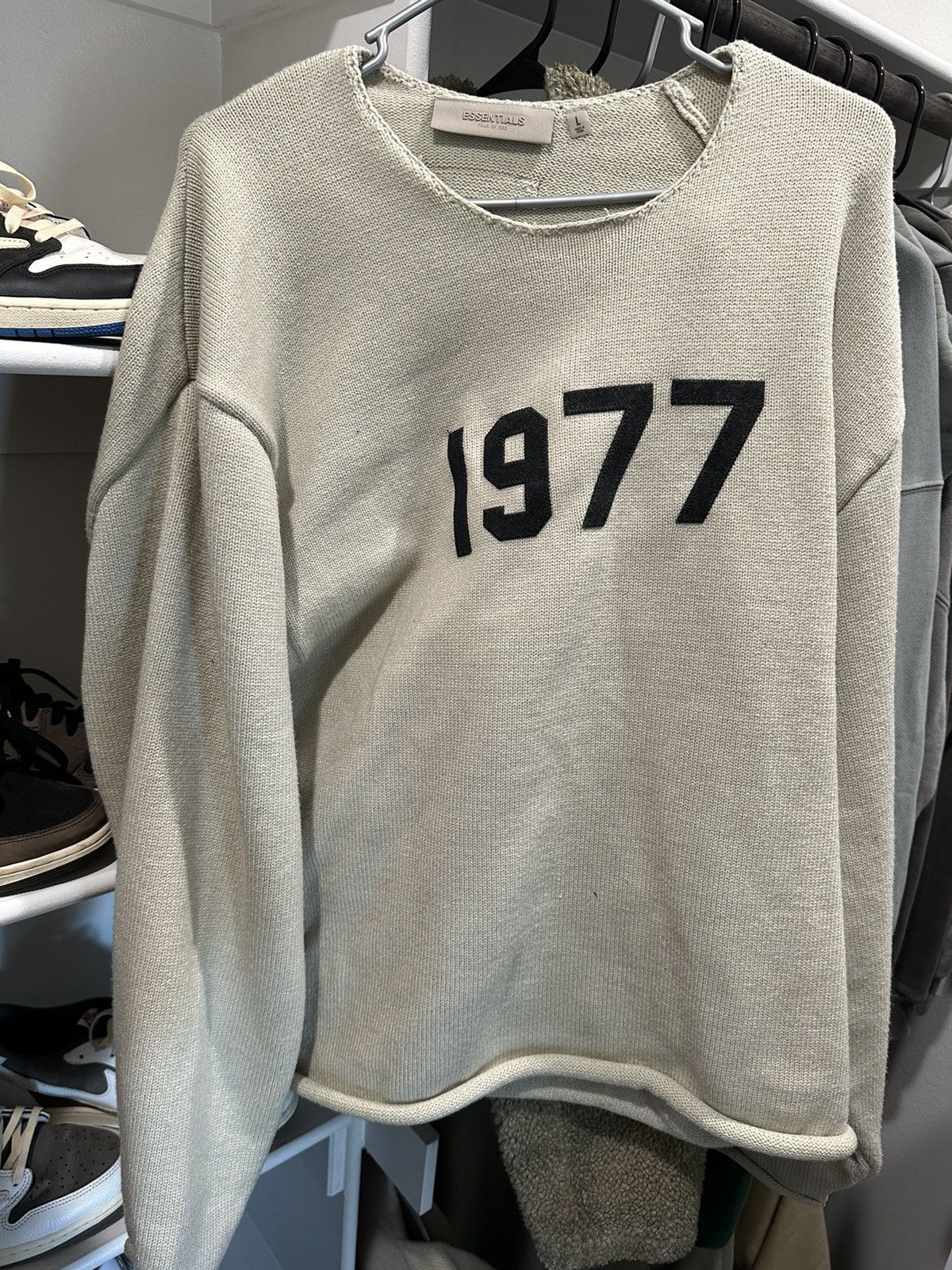 Essentials × Fear of God Essentials SS22 1977 Sweater | Grailed