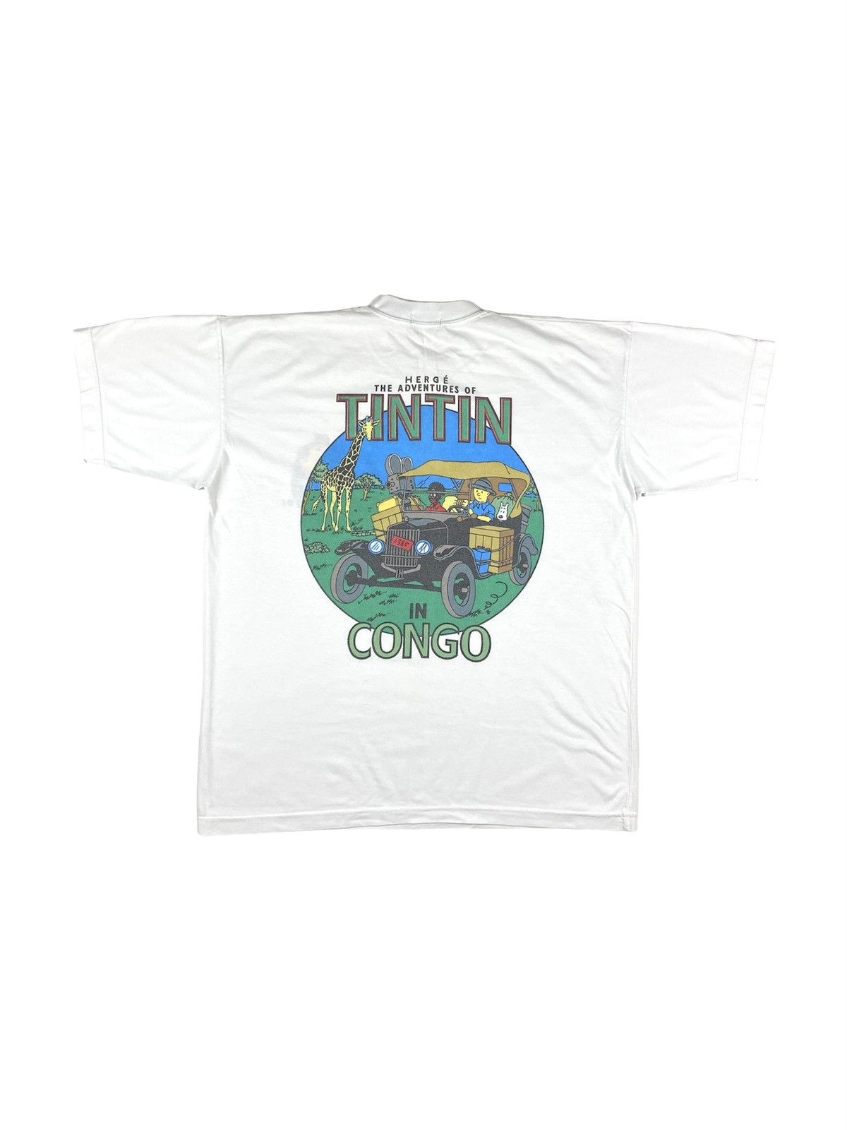Archival Clothing × Movie × Vintage Rare! 90’s Vintage Tin Tin In Congo ...