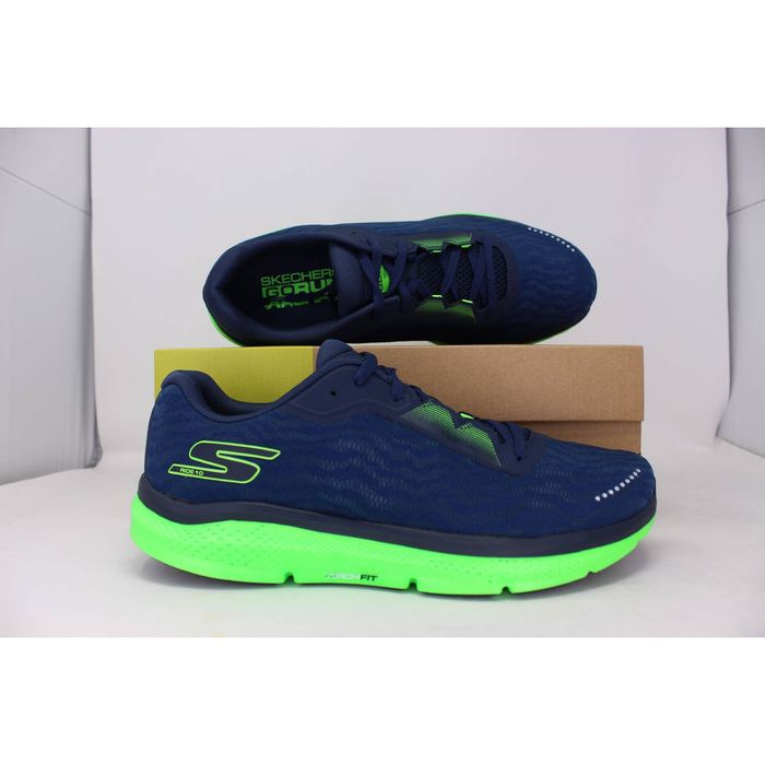 Skechers Go Run Ride 10 Navy/Lime 246045/NVLM | Grailed