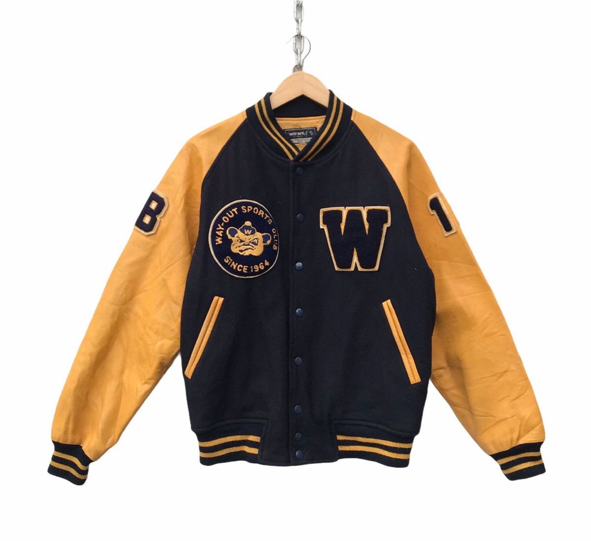 Streetwear Way Out Varsity Jacket Patches Varsity Jacket Made in Japan ...
