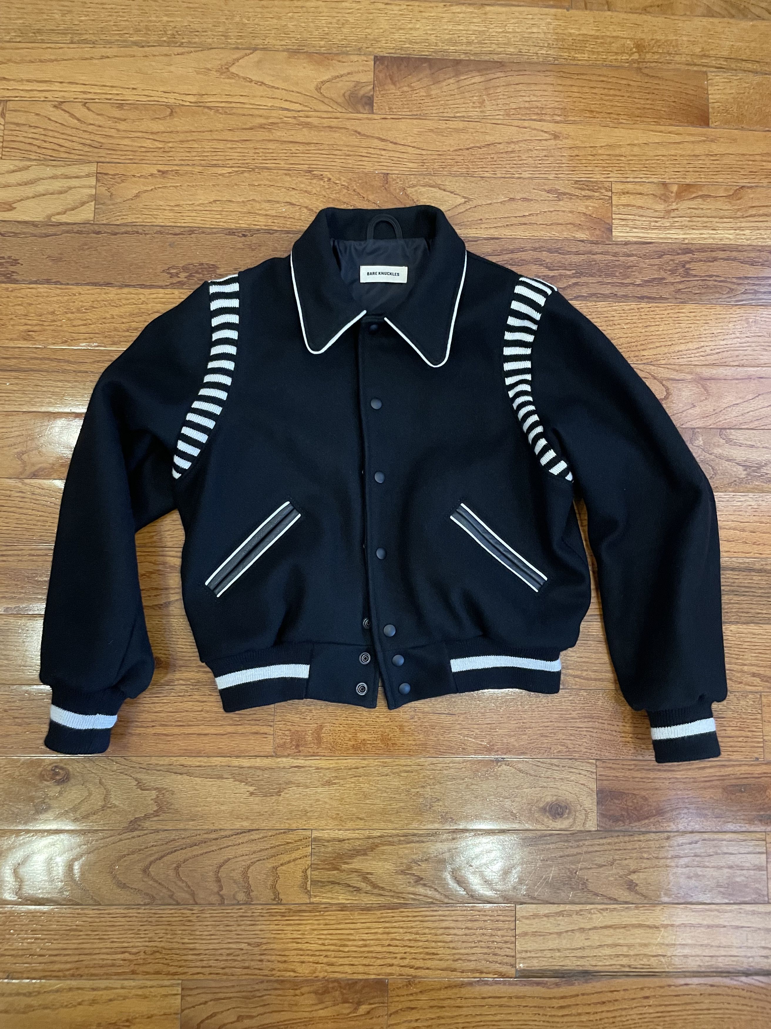 Bare Knuckles Wool Varsity Jacket | Grailed