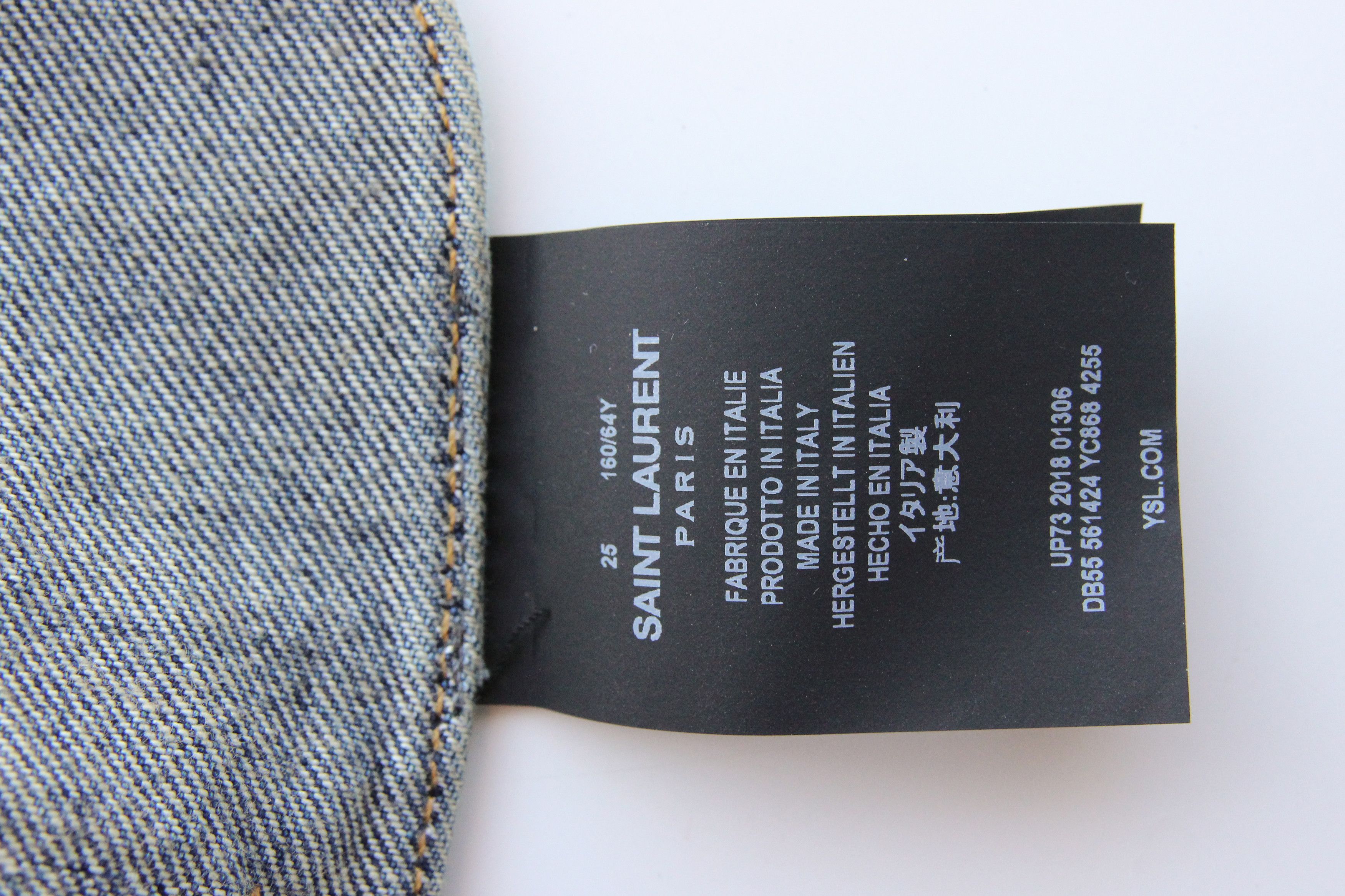 Saint Laurent Paris Saint Laurent S/S 2019 RTW Denim Shorts | Grailed