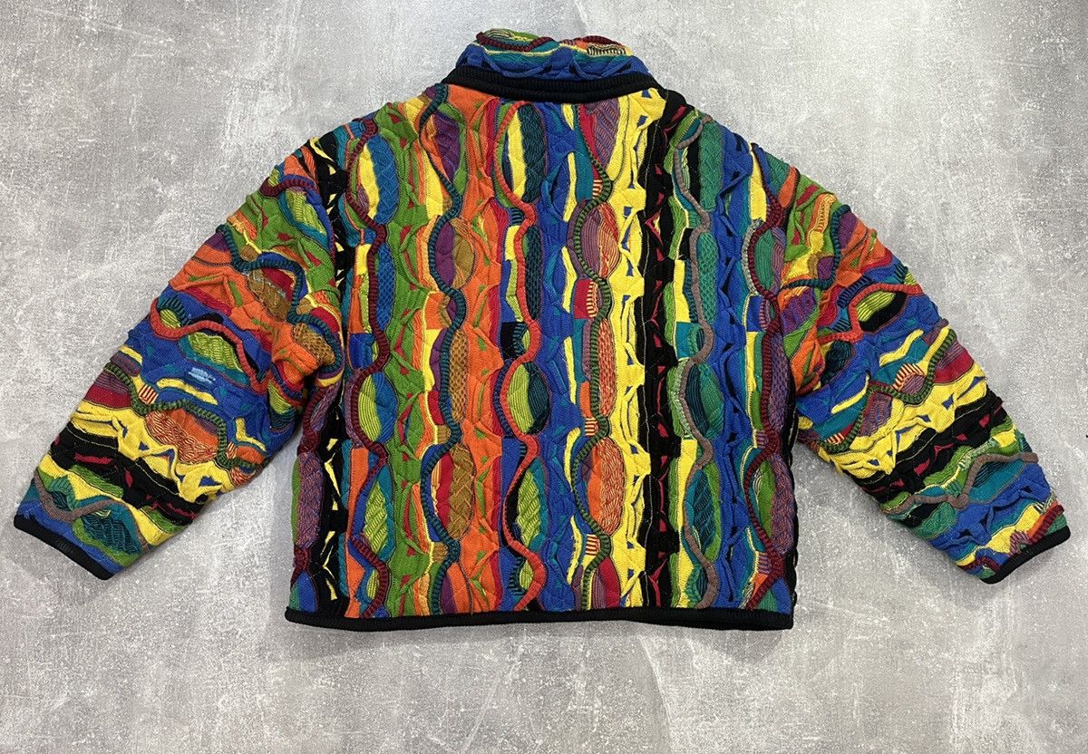 Coogi × Vintage Vintage Coogi Textured Zip Up Knitt Jacket | Grailed