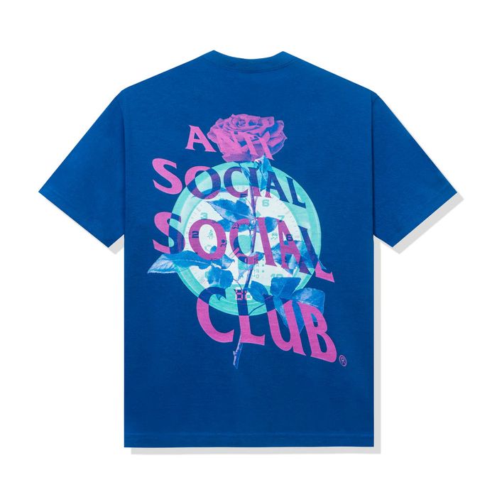 Anti Social Social Club DS Purple ASSC Out Of Time Blue Tee Bape kith ...
