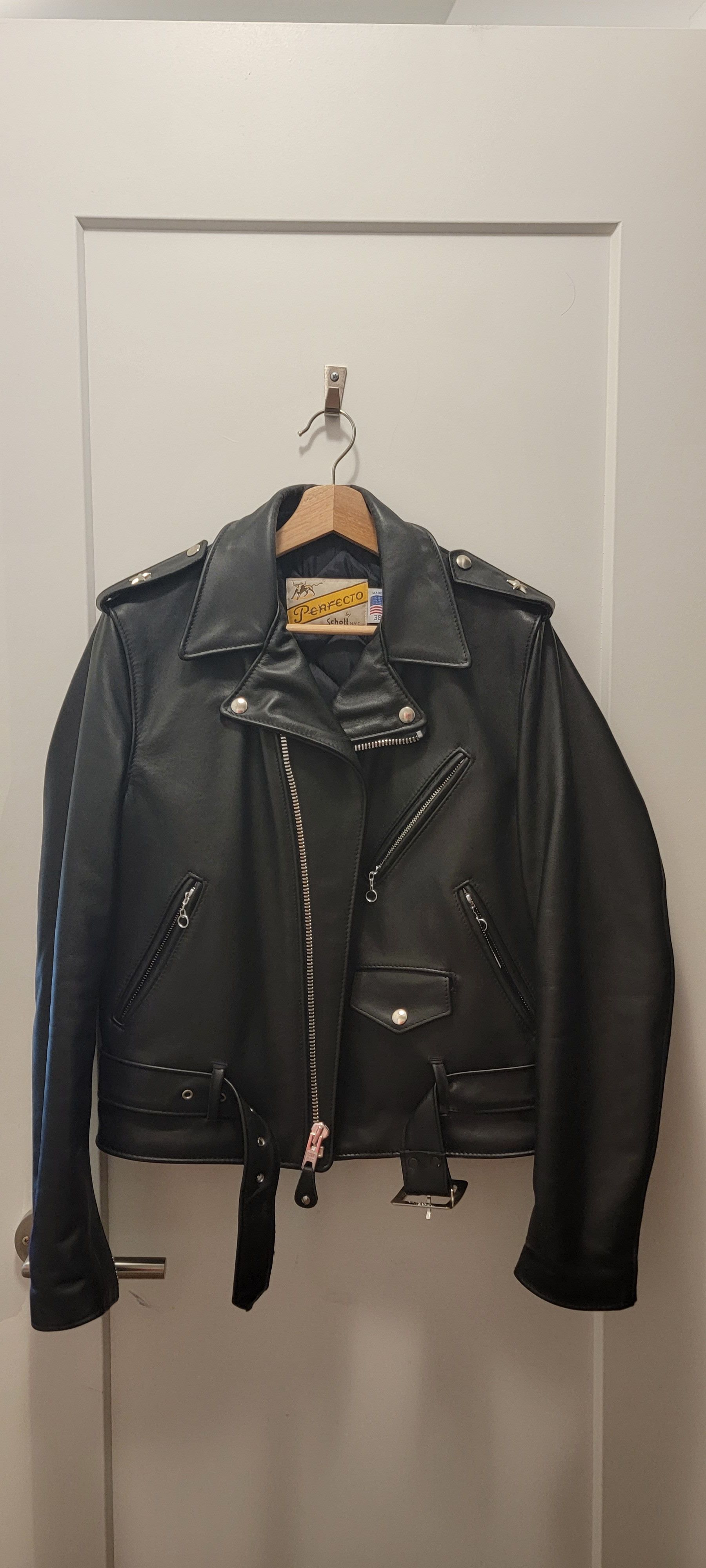Schott One Star Perfecto Leather Motorcycle Jacket | Grailed
