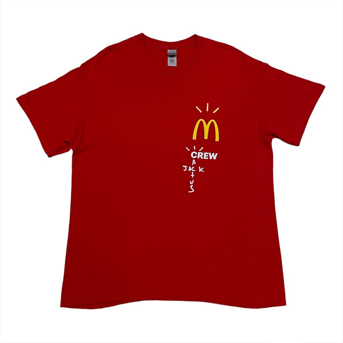 Travis Scott Official Mcdonald's X Travis Scott Cactus Jack Crew Tee ...