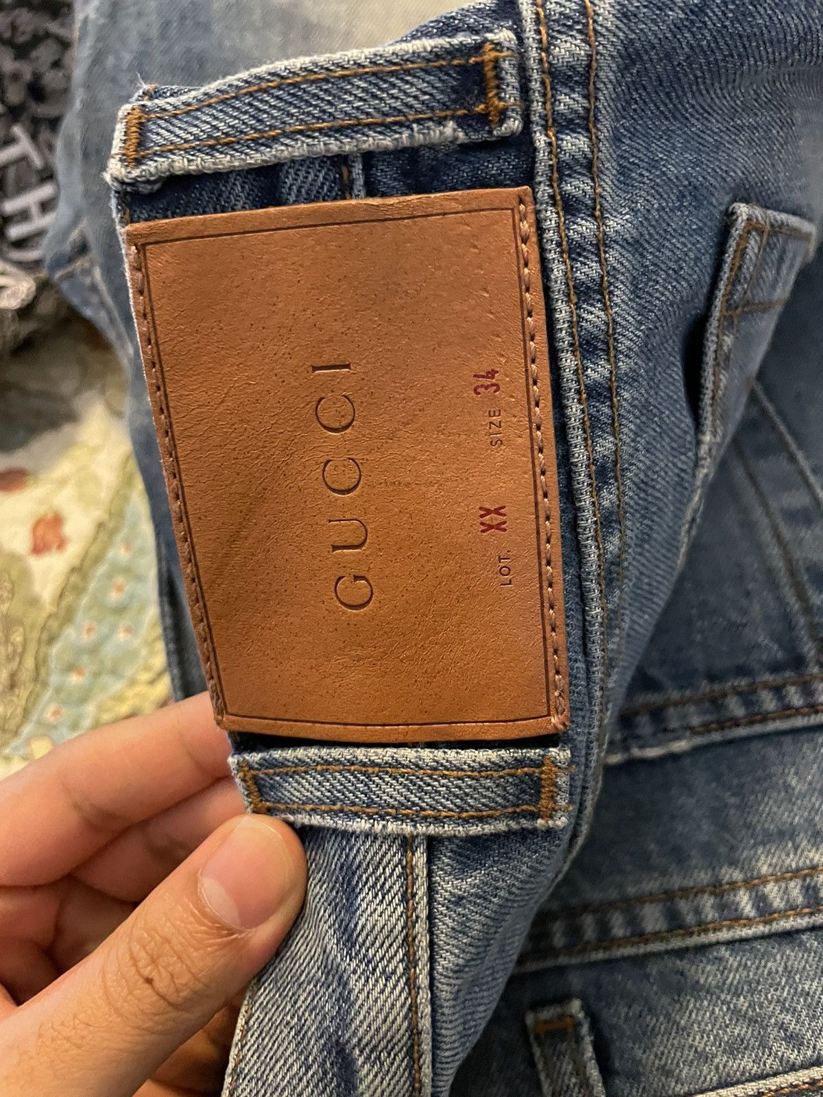 Gucci Gucci L'Aveugle Par Amour Jeans | Grailed