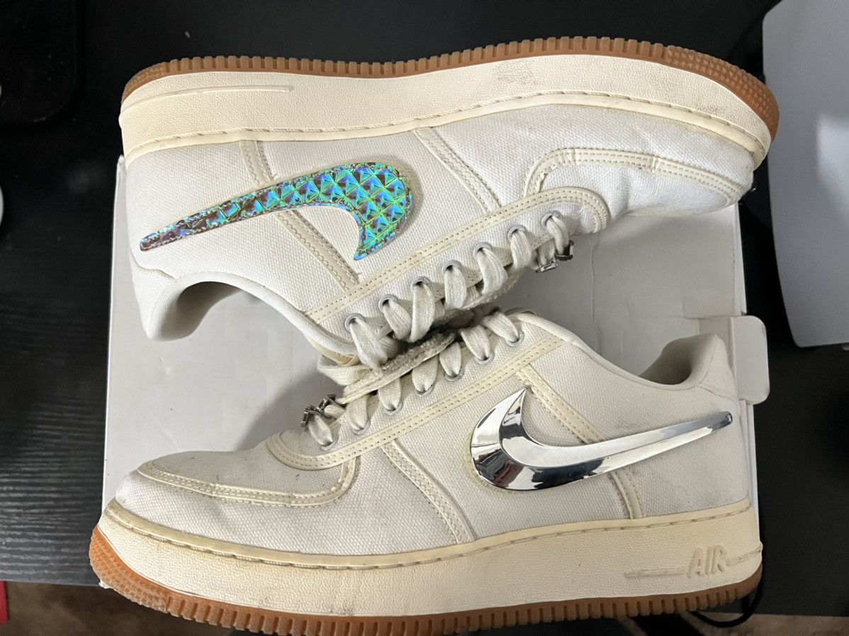 Nike Air Force 1 Travis Scott “Sail” | Grailed