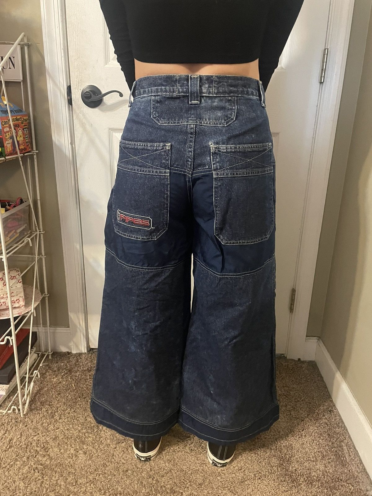 Lee × Streetwear × Vintage 90s Lee Pipes high performance jeans rave ...