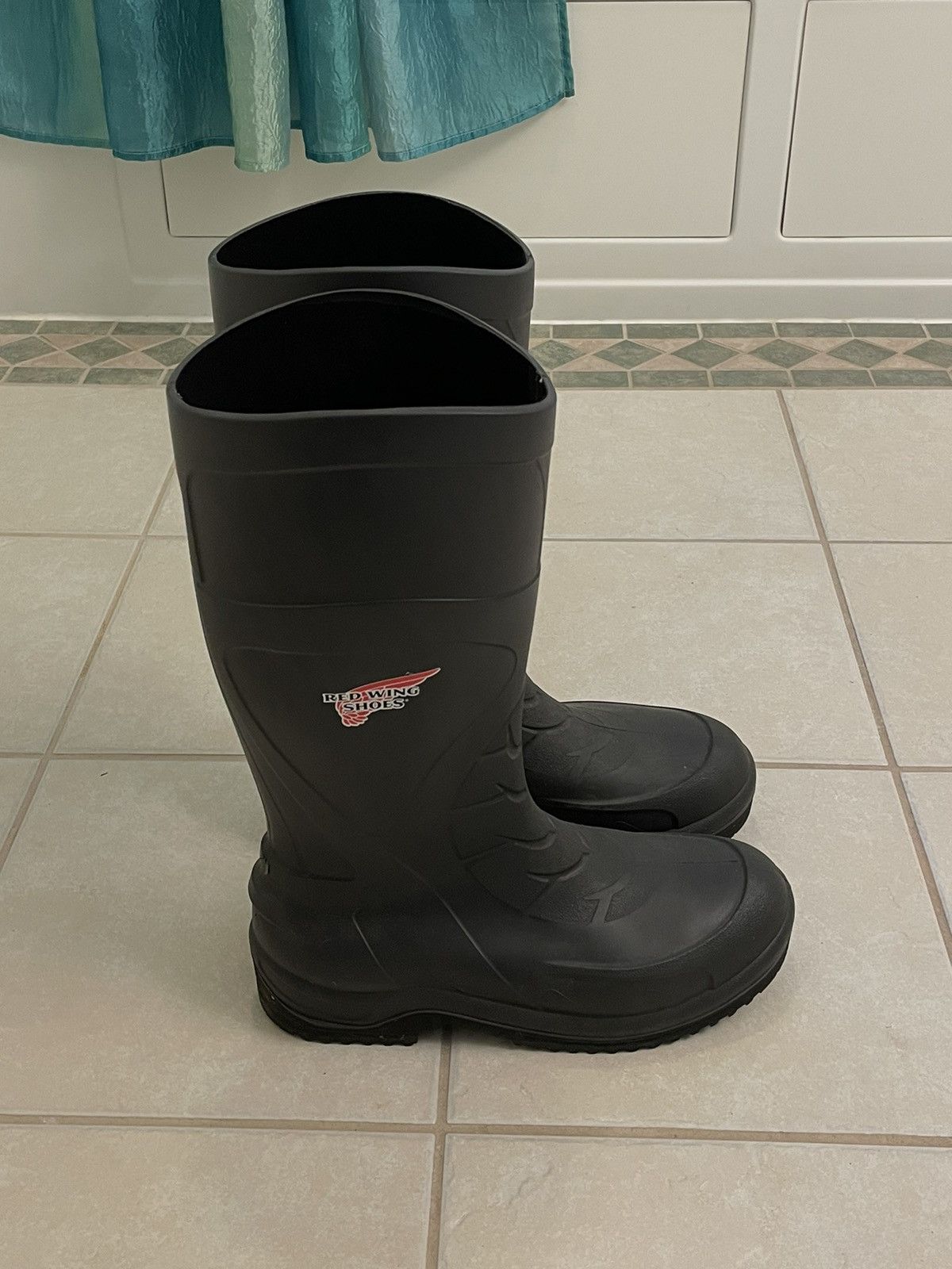 Red Wing Redwing shoes steel toe rubber work boot | Grailed