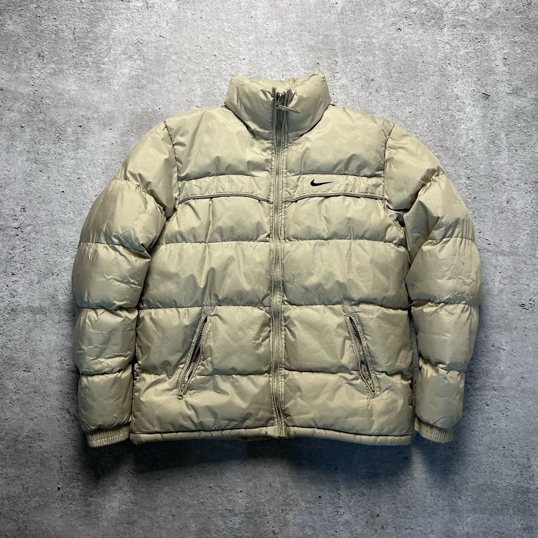Nike Nike ACG Vintage Y2K Beige Down Puffer Jacket 90s retro | Grailed