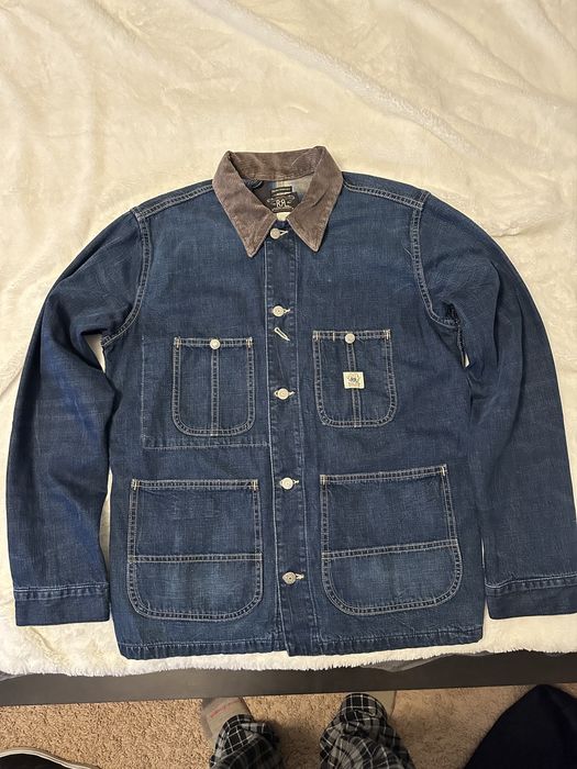 RRL Ralph Lauren 25th Anniversary Japanese denim Chore Coat | Grailed