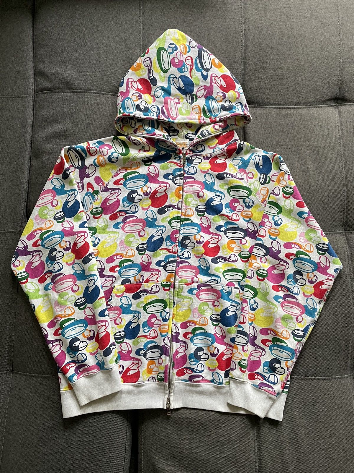 Bape × Nigo BAPE Baby Milo OG Multi Color Camo Full Zip Hoodie | Grailed