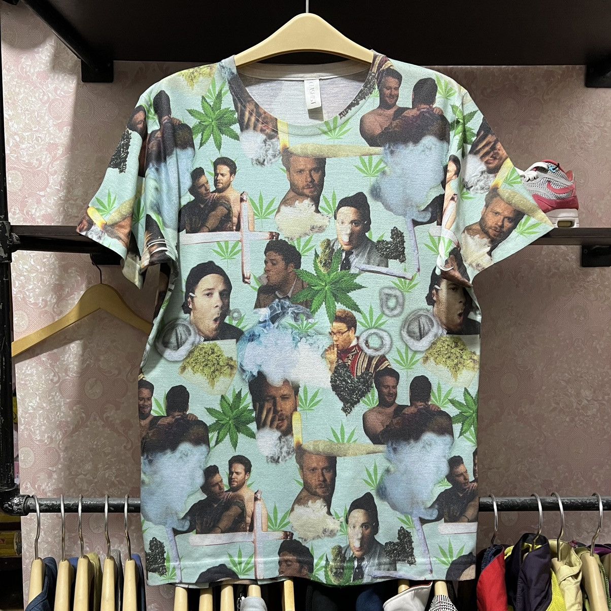 Movie Seth Rogen Best buds alloverprint shirt | Grailed