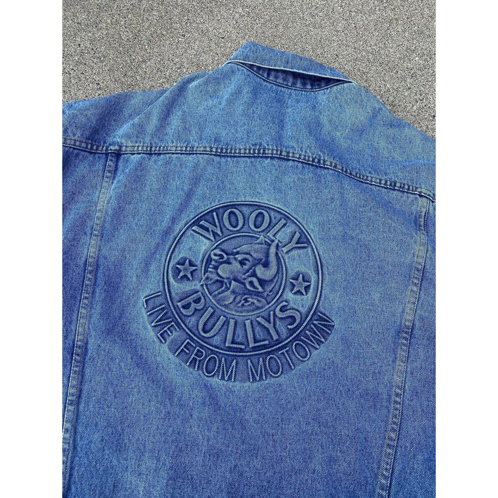 Vintage Vintage Wooly Bullys Live From Motown Detroit Denim Jacket ...