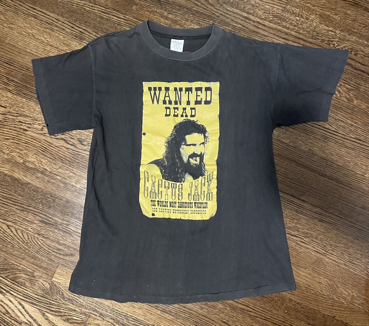 Japanese Brand × Vintage × WWF VINTAGE CACTUS JACK SHIRT LARGE MICK ...