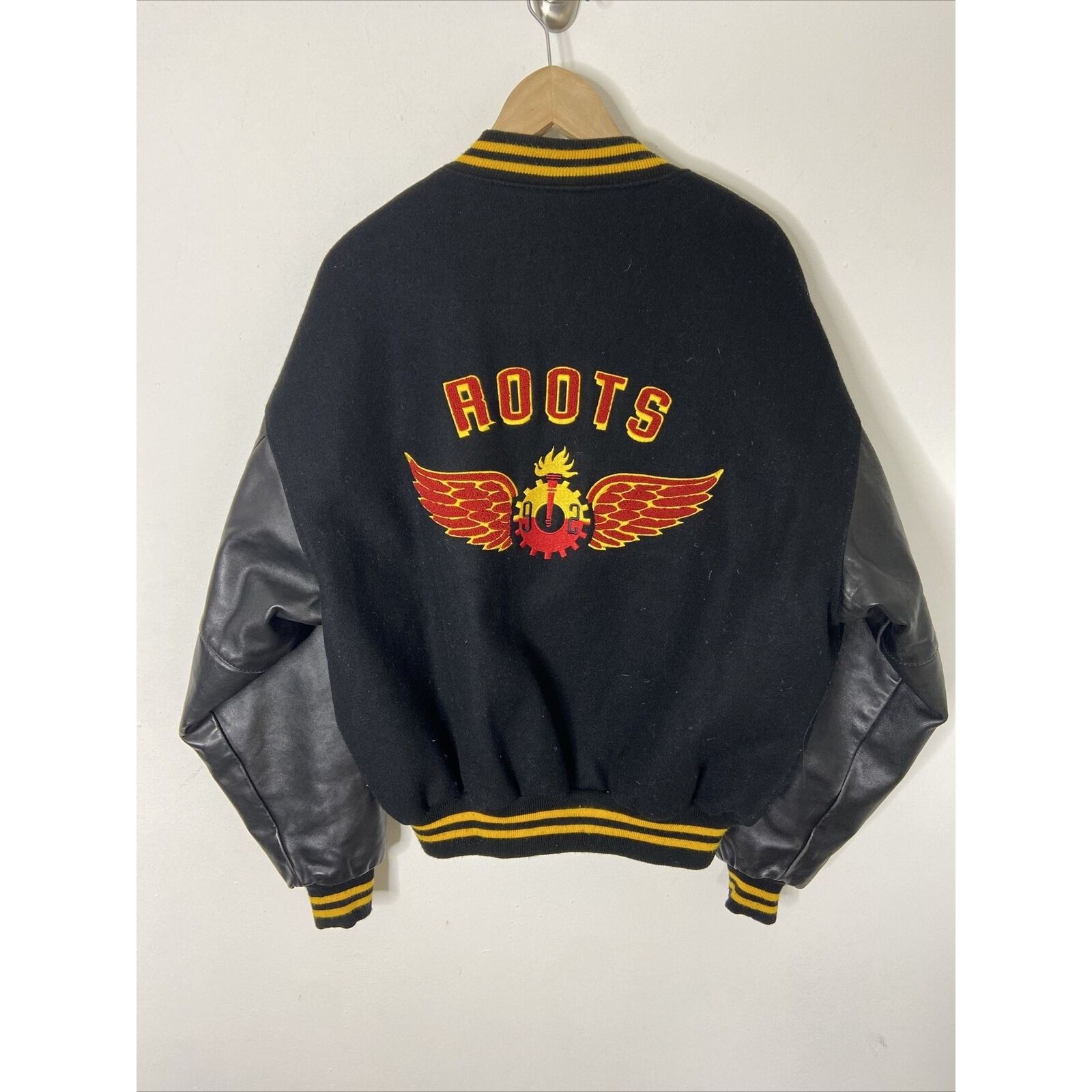 Roots Vintage Roots Men L Olympic 1992 Redwing Leather Jacket | Grailed