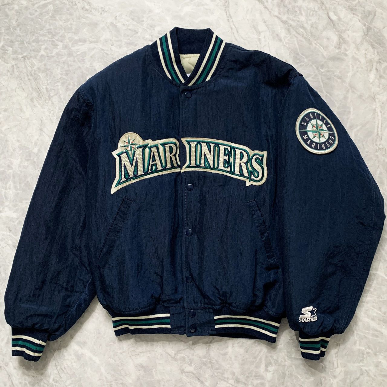 MLB × Starter × VTMNTS MLB SEATTLE MARINERS STARTER DIAMOND COLLECTION ...