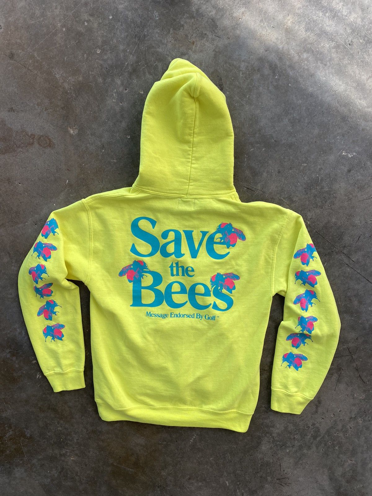 Golf Wang Golf Wang Save The Bees Hoodie Safety Neon Small S ️🧊🥣 Igor ...