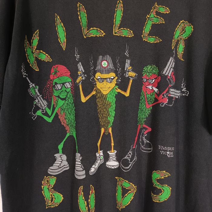 Vintage VINTAGE 1993 FASHION VICTIM KILLER BUDS T-SHIRT | Grailed