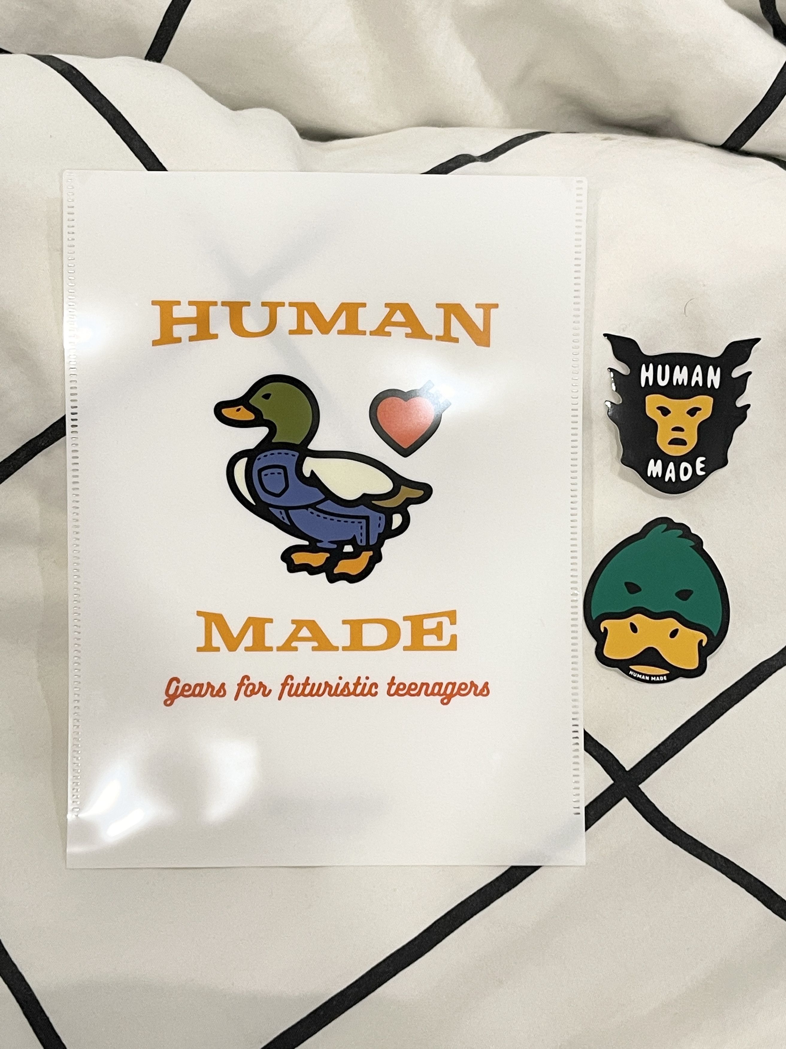 Human Made Japan Exclusive Human Made Folder and Stickers Bundle | Grailed