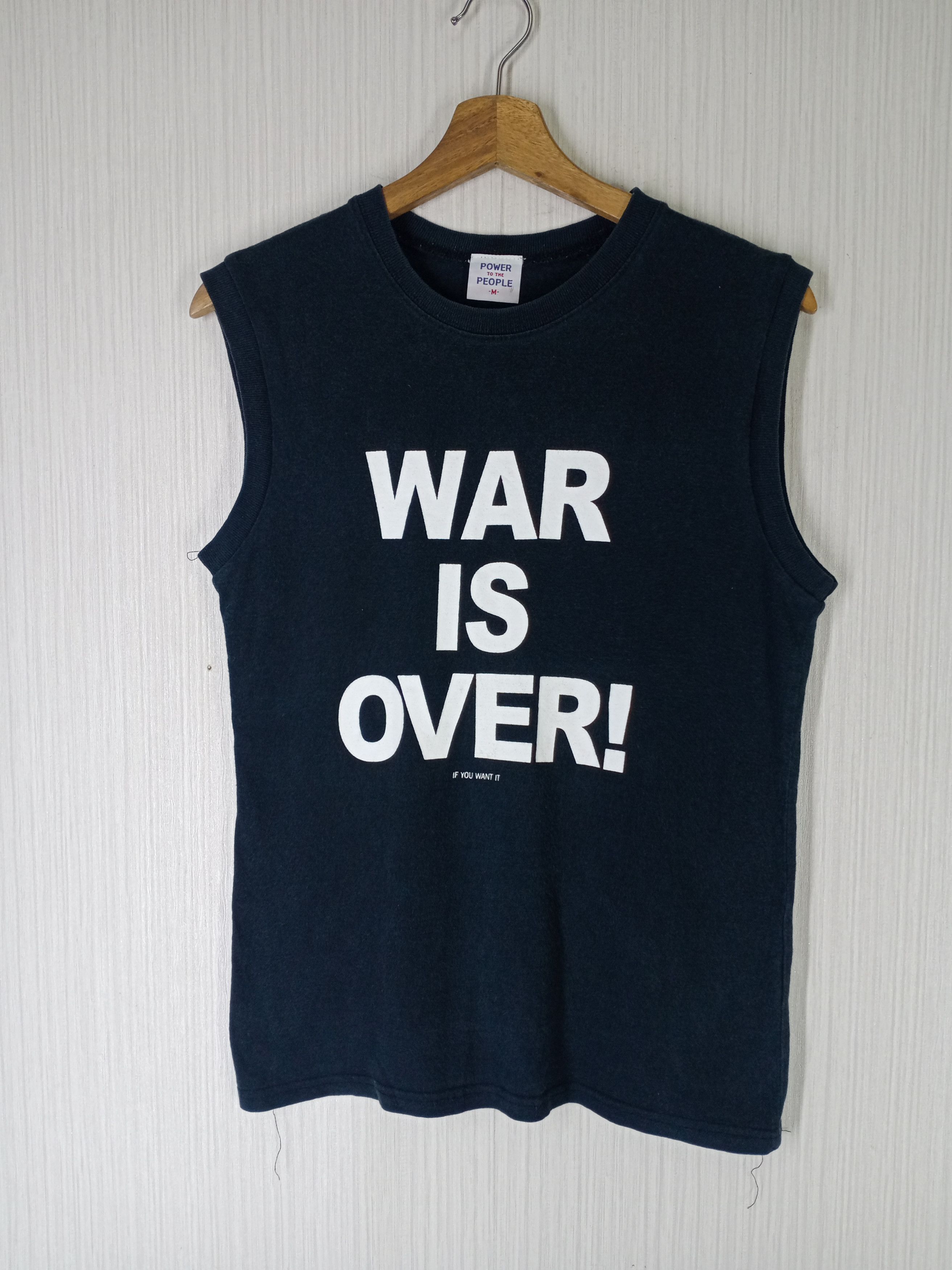 Vintage RARE VINTAGE JOHN LENNON WAR IS OVER TANK TOP | Grailed