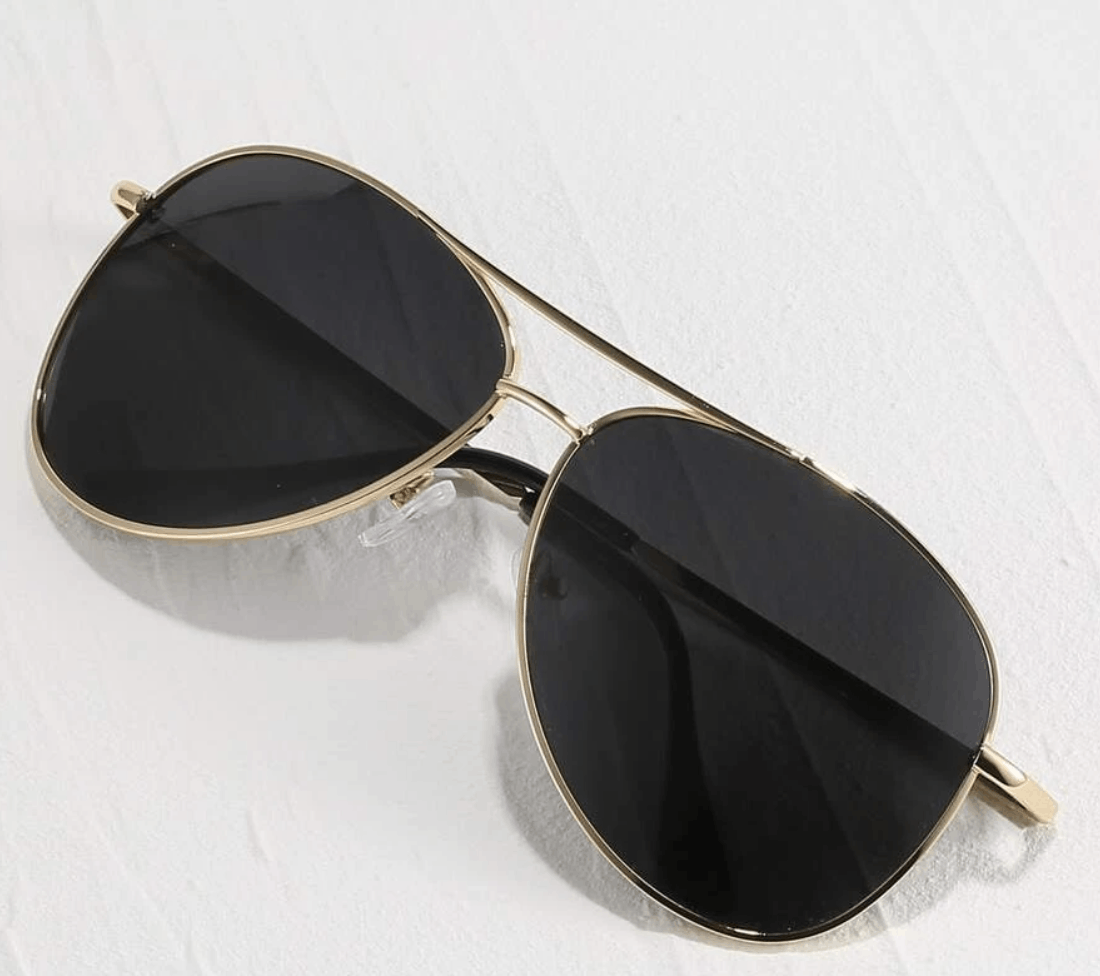 Vintage RARE Gold Frame Aviator Glasses | Grailed