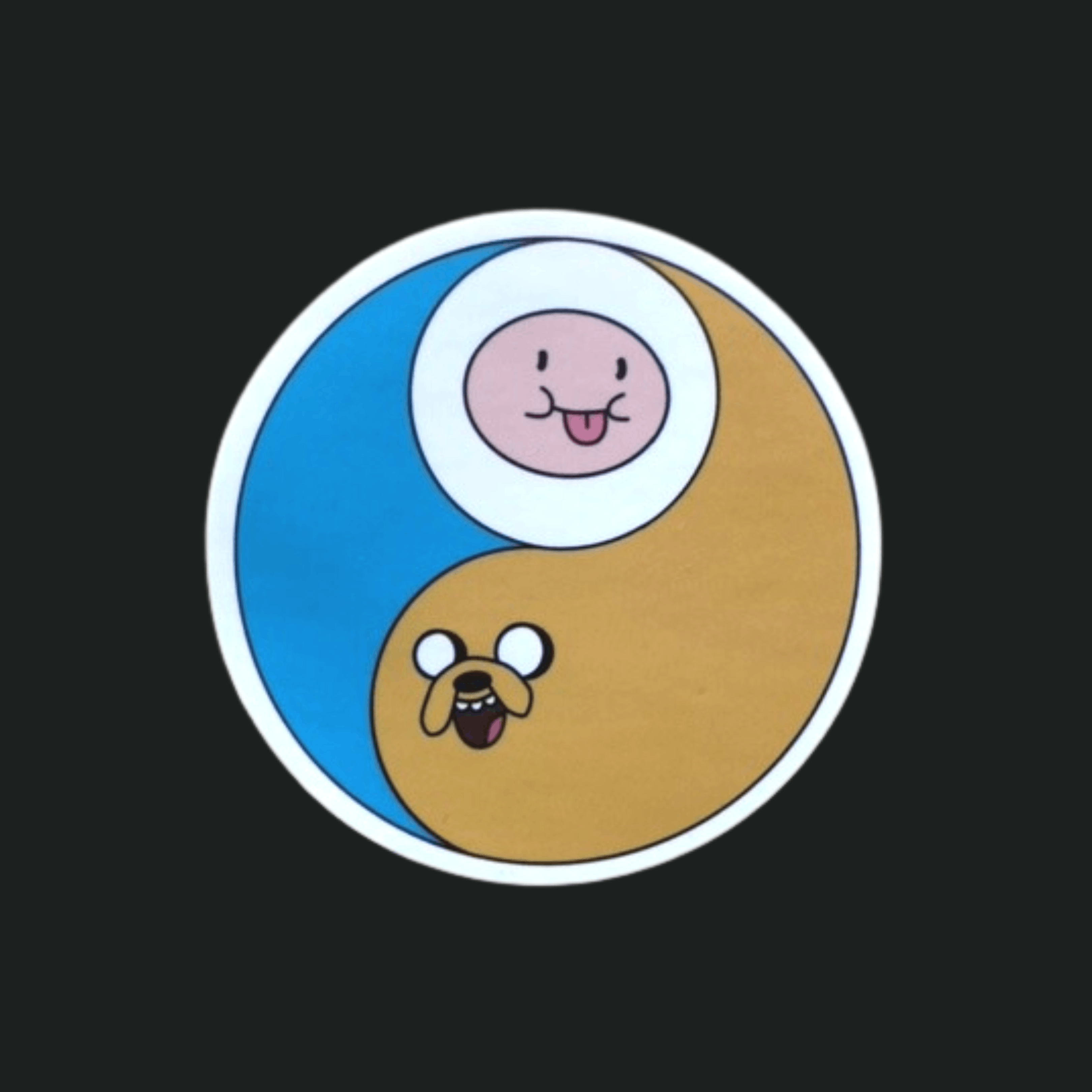 Stickers Adventure Time Vinyl Sticker - Finn x Jake | Grailed