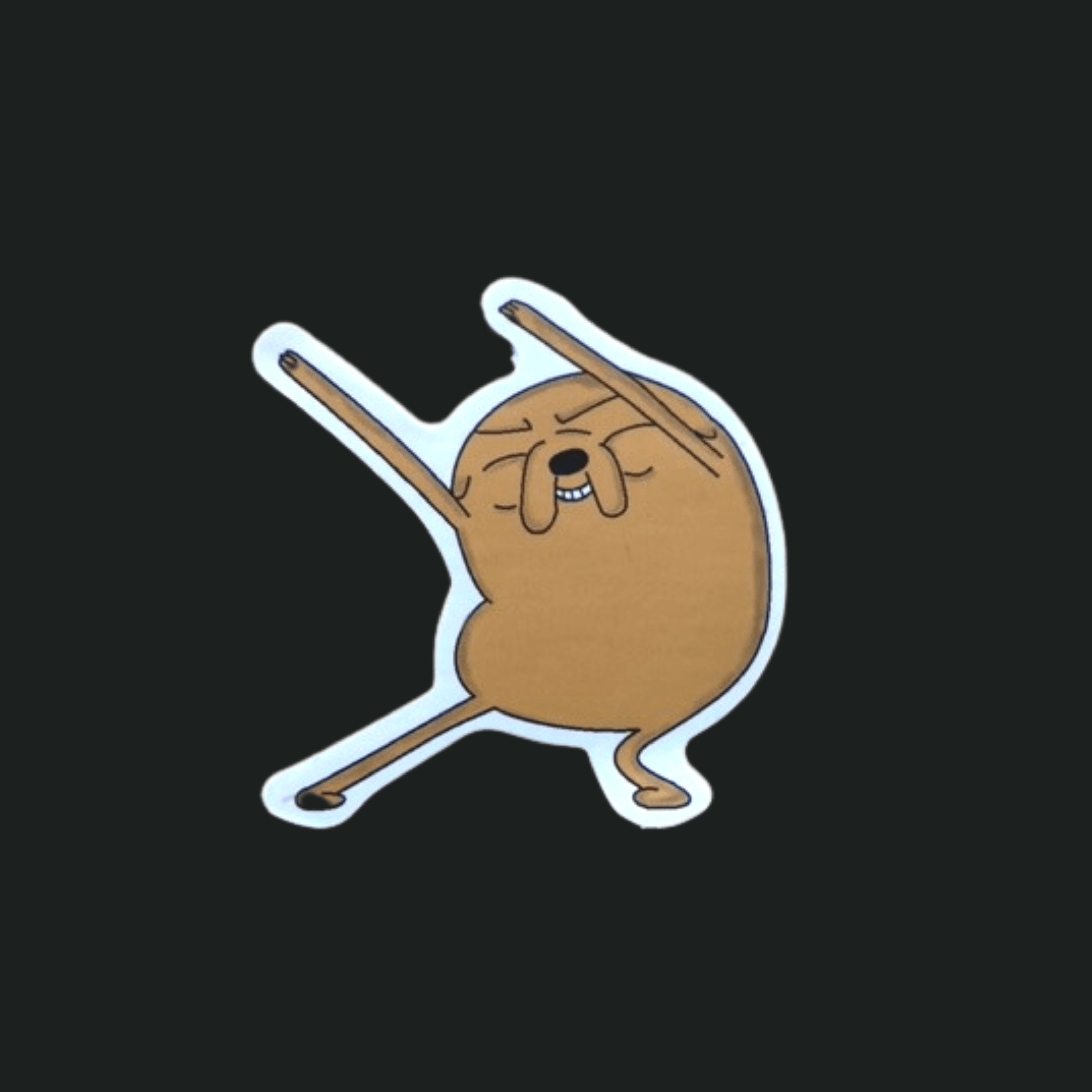 Cartoon Network × Stickers Adventure Time Sticker - Jake the Dog | Grailed