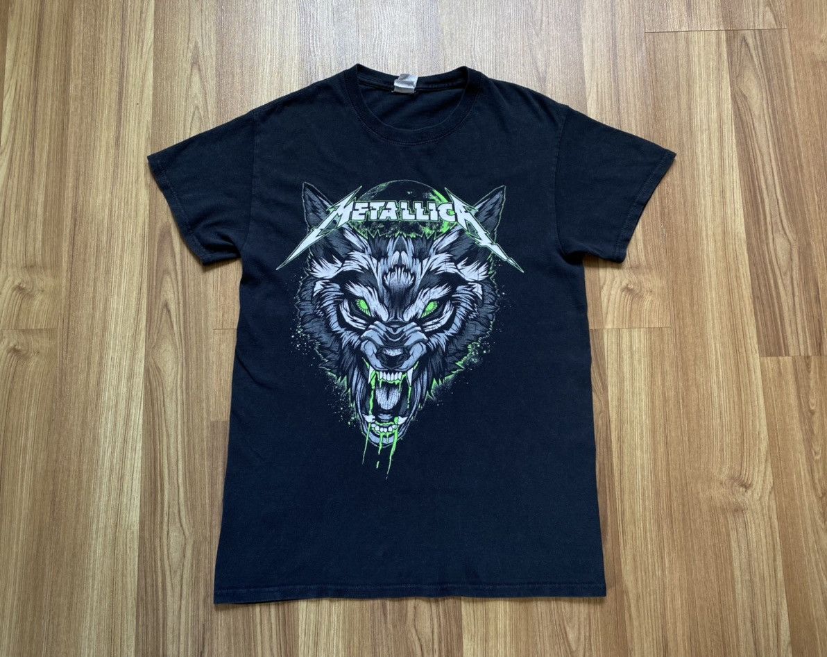 Vintage Metallica Wolf T Shirt Tee like Slayer Iron Maiden Megadeth ...