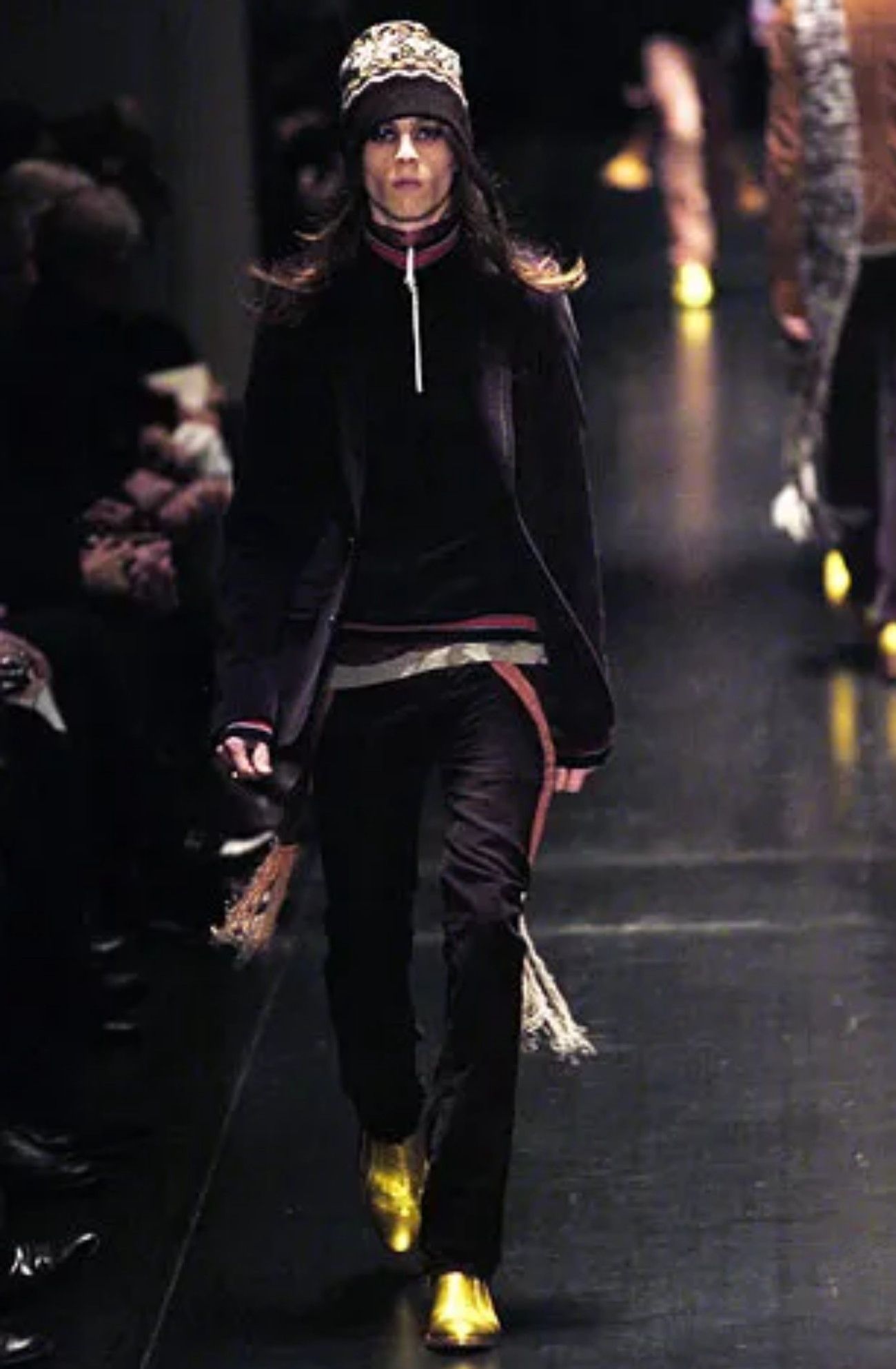 Dior × Hedi Slimane Dior Homme Hedi Slimane Runway Fall 2005 Velvet ...