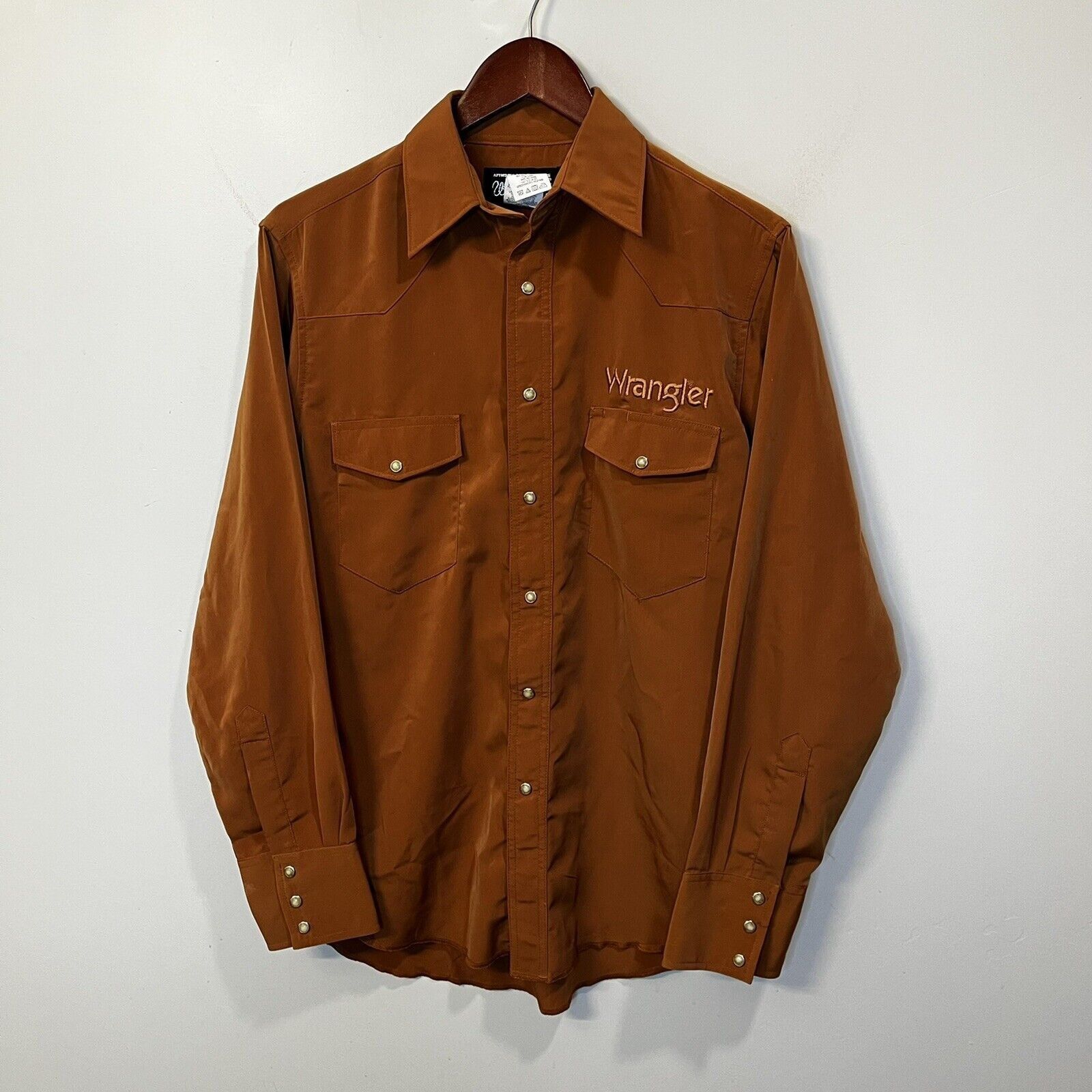Vintage VTG Wrangler Western Pearl Snap Button Shirt Gold | Grailed Vintage VTG Wrangler Western Pearl Snap Button Shirt Gold | Grailed