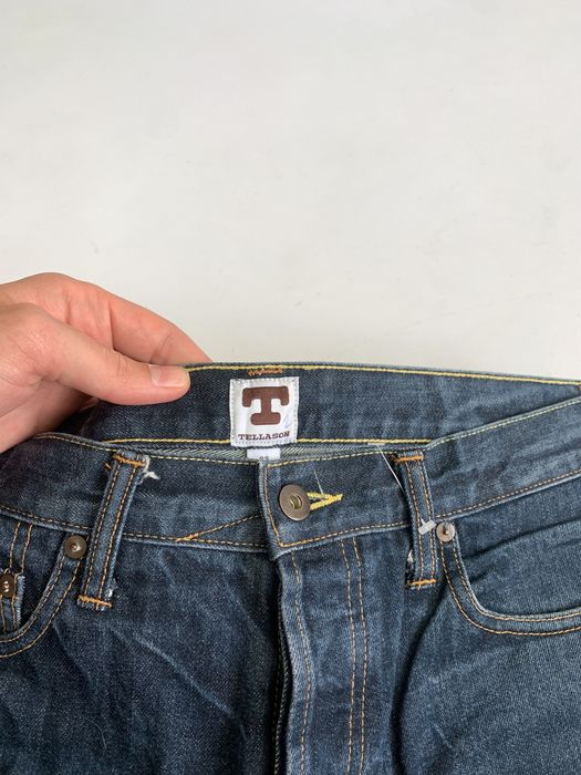 Tellason Tellason men’s white oak selvedge denim faded jeans | Grailed