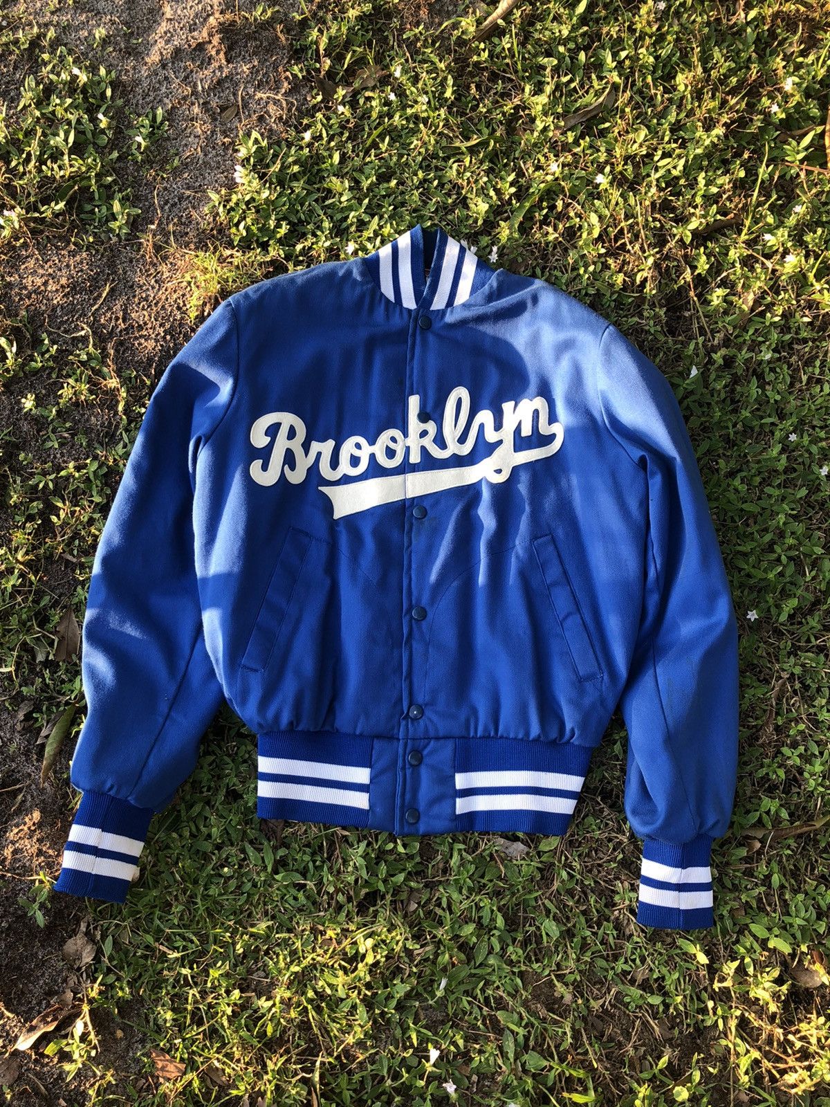 MLB × Varsity Jacket × Vintage 1950s vintage Brooklyn varsity jacket ...