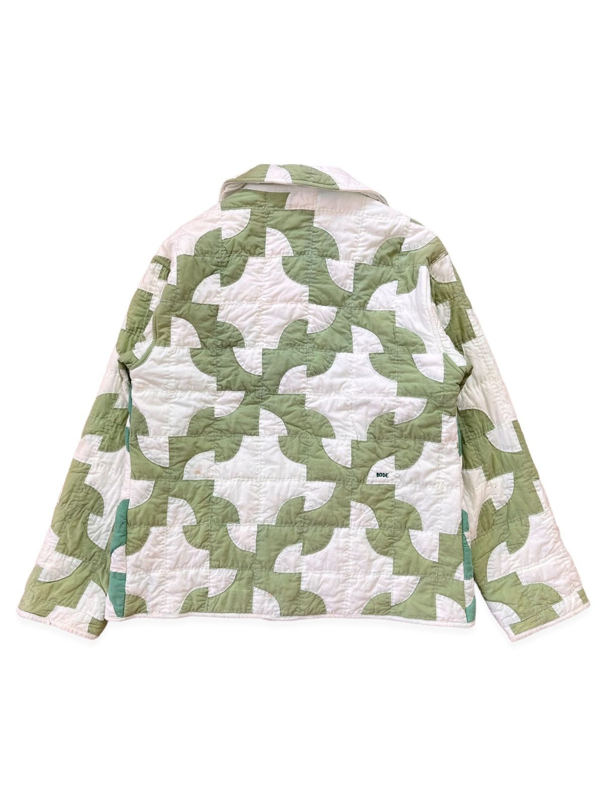 Bode RARE 1 of 1 Bode Drunkard’s Path Patchwork Workwear Jacket | Grailed