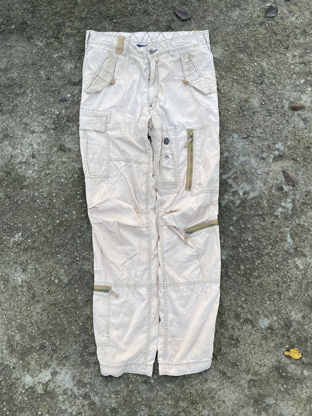 Military × Polo Ralph Lauren × Vintage Distressed vintage polo Ralph Lauren cargo multipocket ...