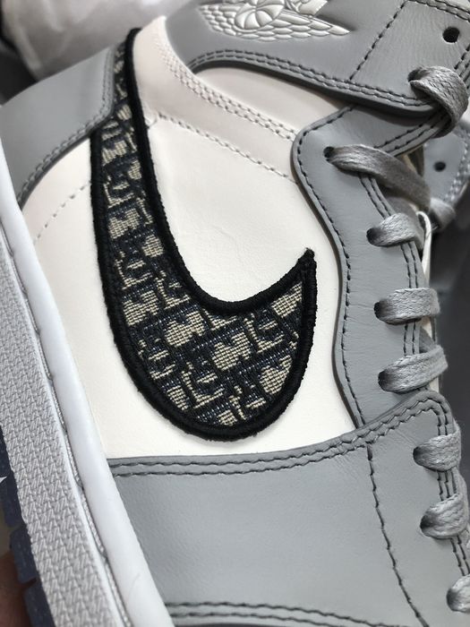 Nike Nike Air Jordan 1 Retro High X Dior Wolf Grey | Grailed