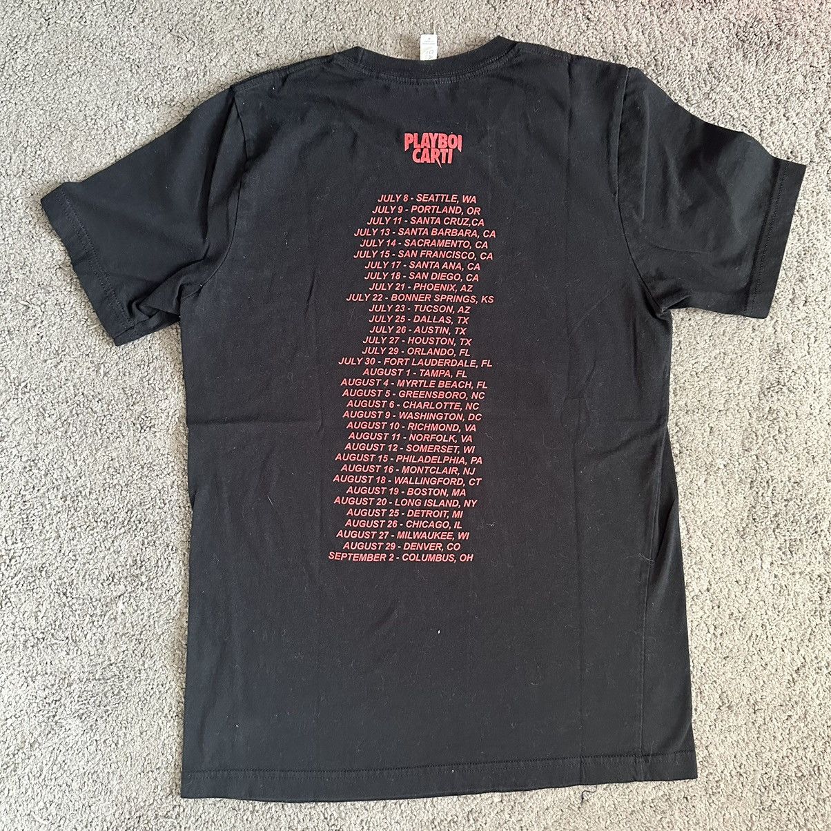 Tour Tee Playboi Carti Self Titled Tour Shirt | Grailed