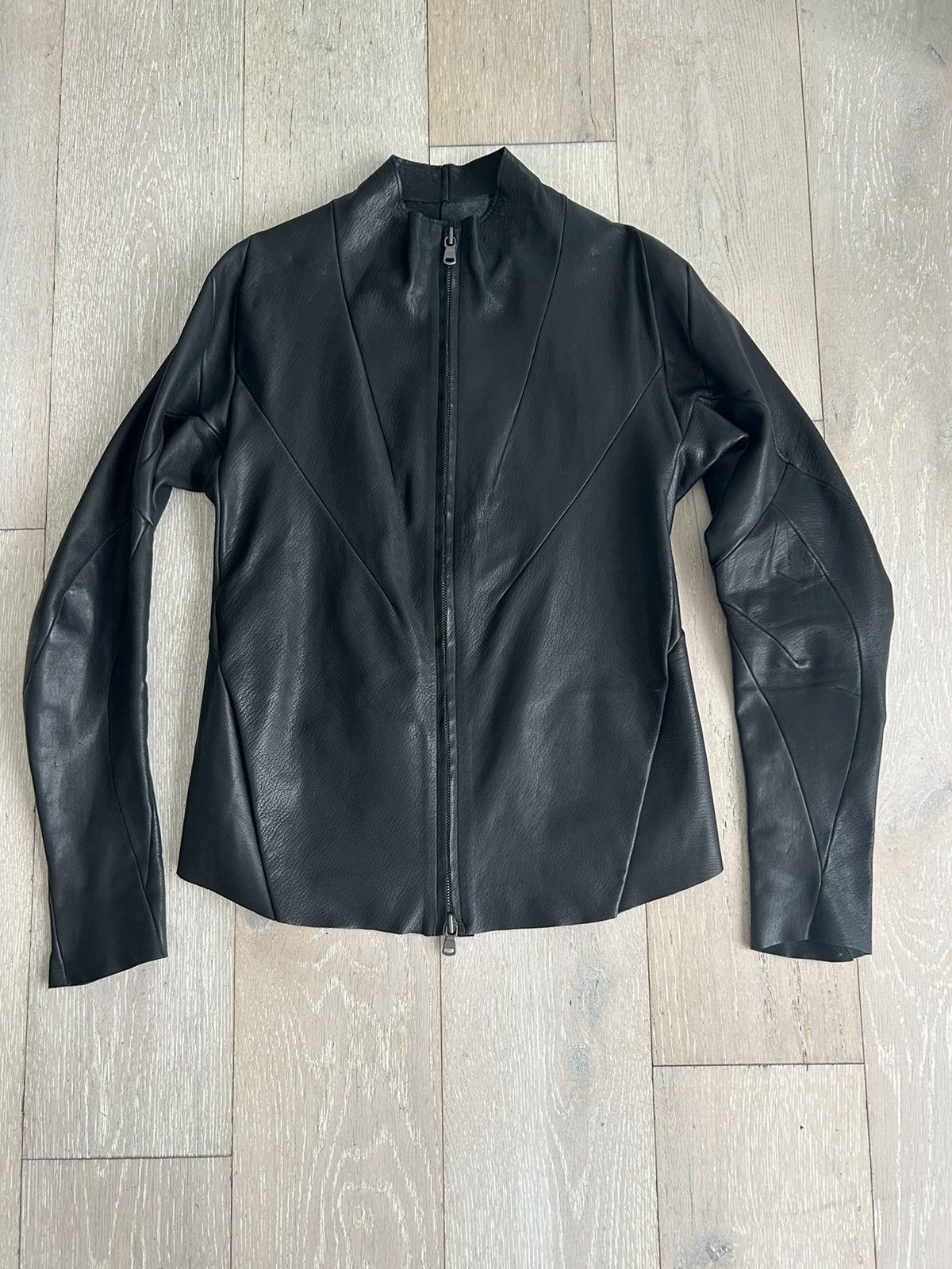 Leon Emanuel Blanck Forced Aviator Leather Jacket $3,450 | Grailed