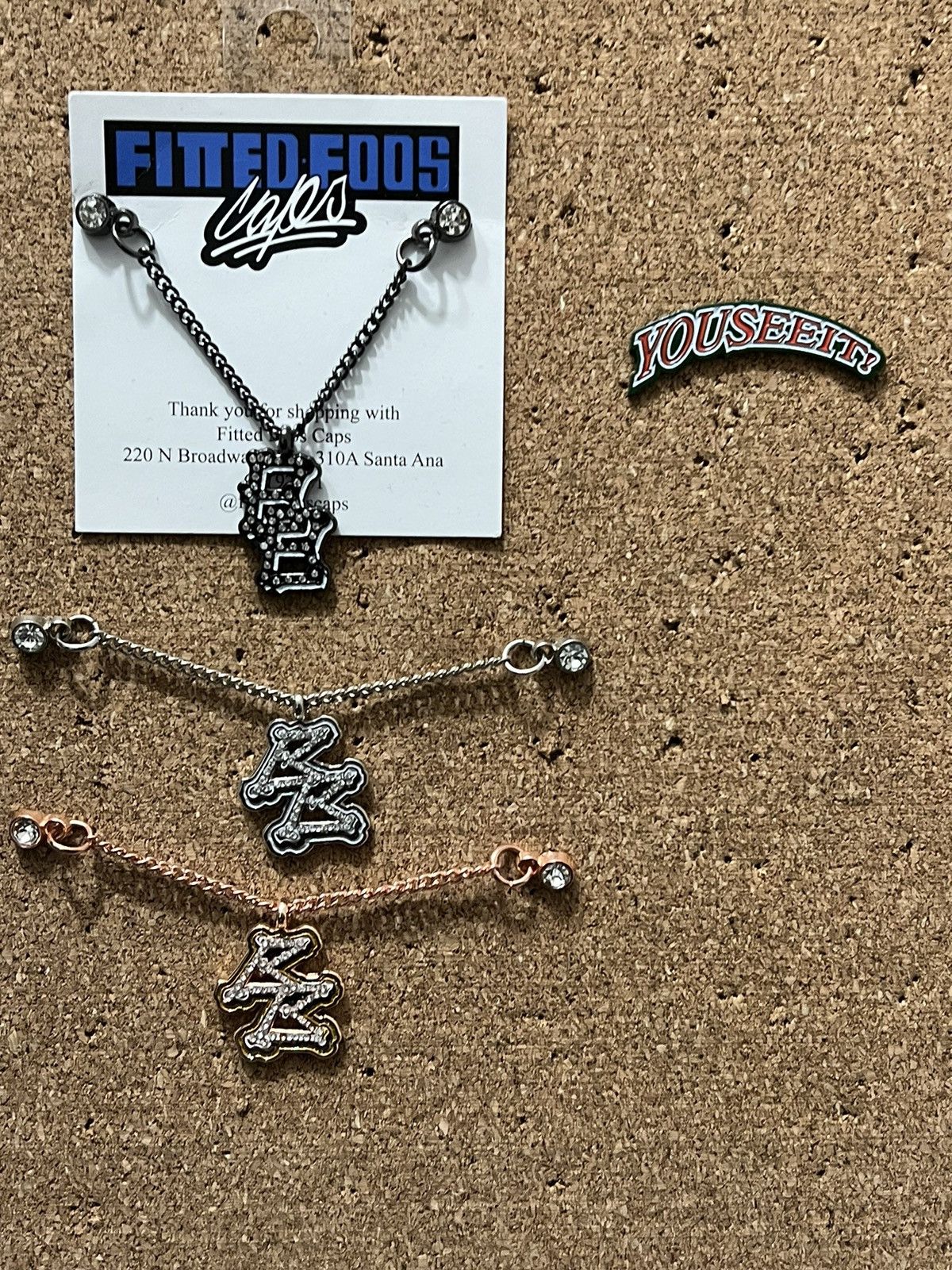 New Era Pins hat club new era bones ff chains chonchis trees | Grailed