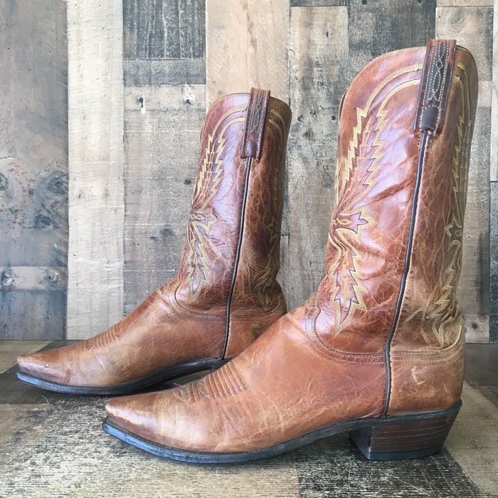 Lucchese Lucchese 1883 N1547 Snip Toe Mad Dog Cowboy Boots Mens 11.5 ...