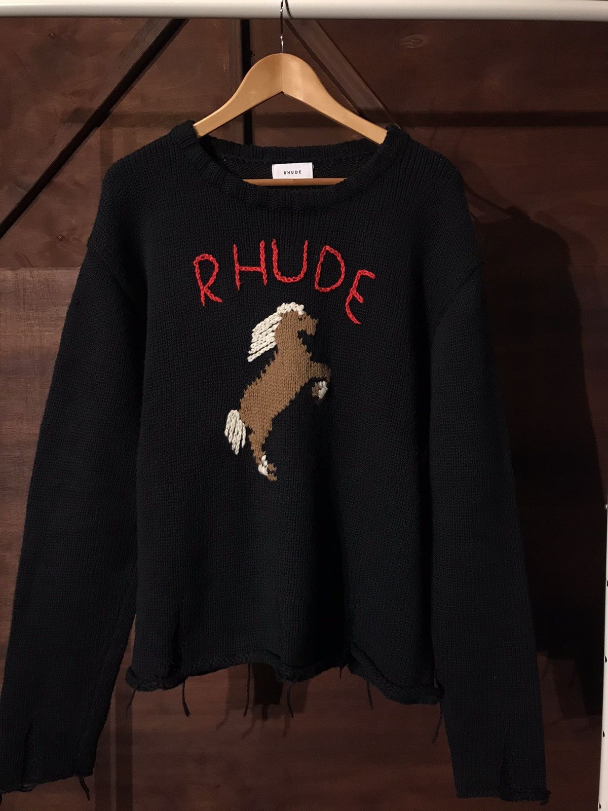 Designer × Rhude Rhude knit Sweater | Grailed