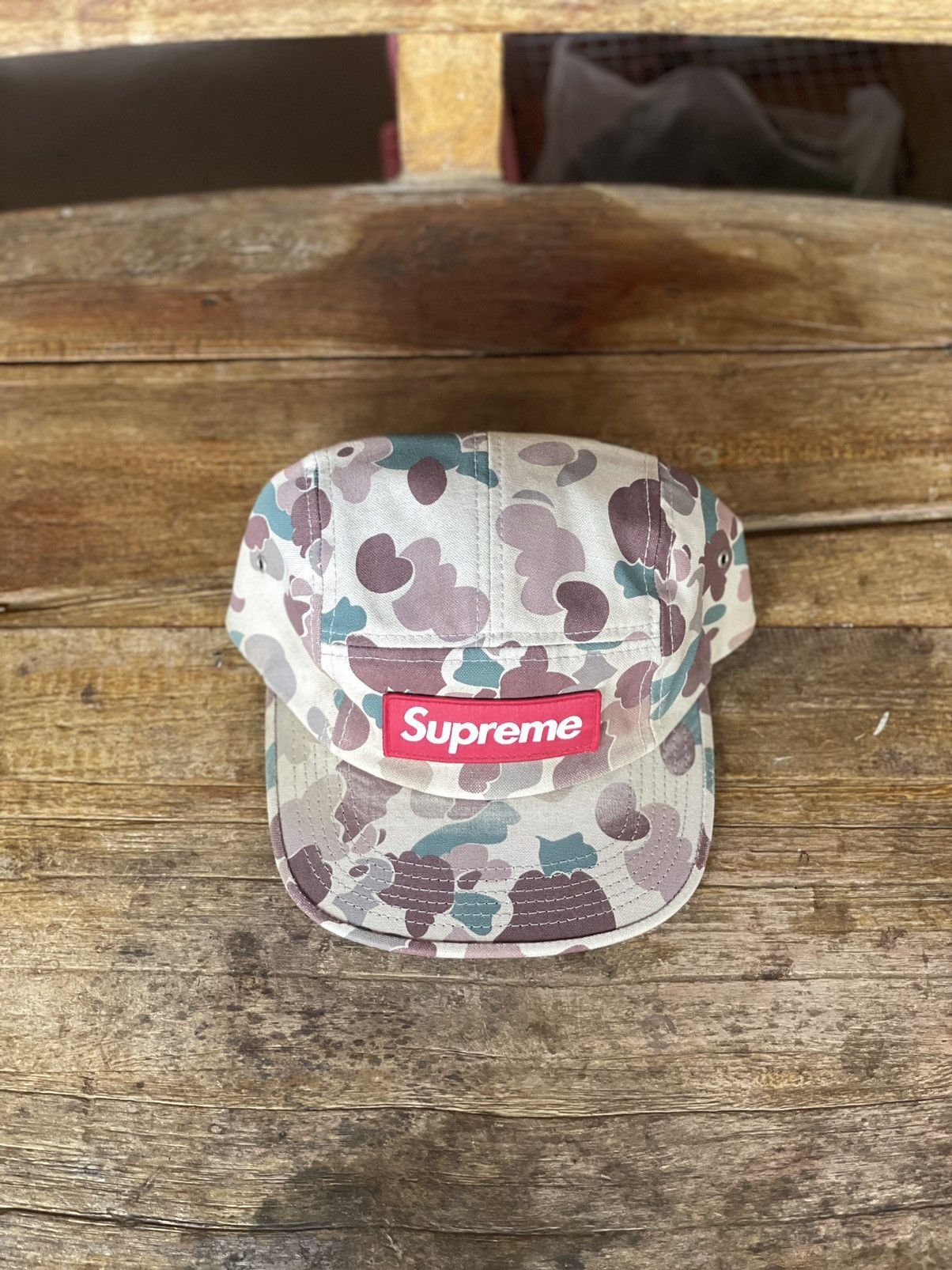 Supreme supreme duck camo camp cap | Grailed