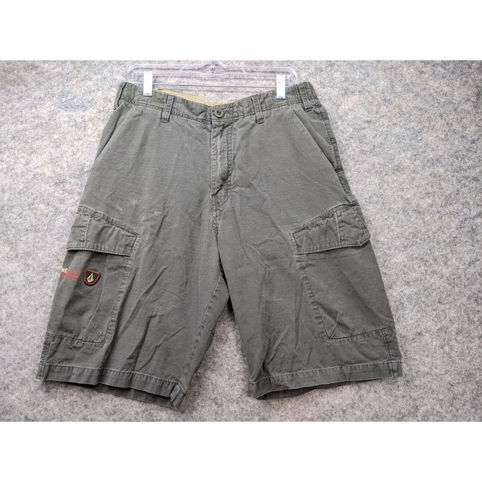 Volcom Volcom Stone Shorts Mens 32 Gray Cargo Scout Ripstop Outdoors ...