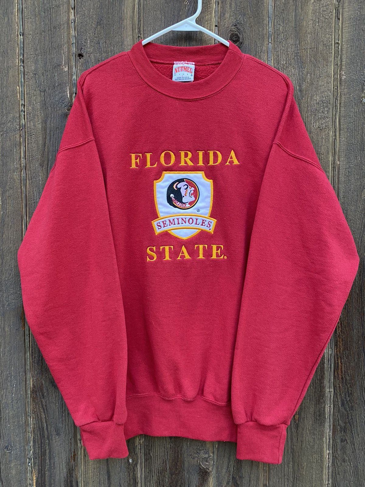 Made In Usa × Nutmeg × Vintage 90’s Florida State Seminoles Sweatshirt ...