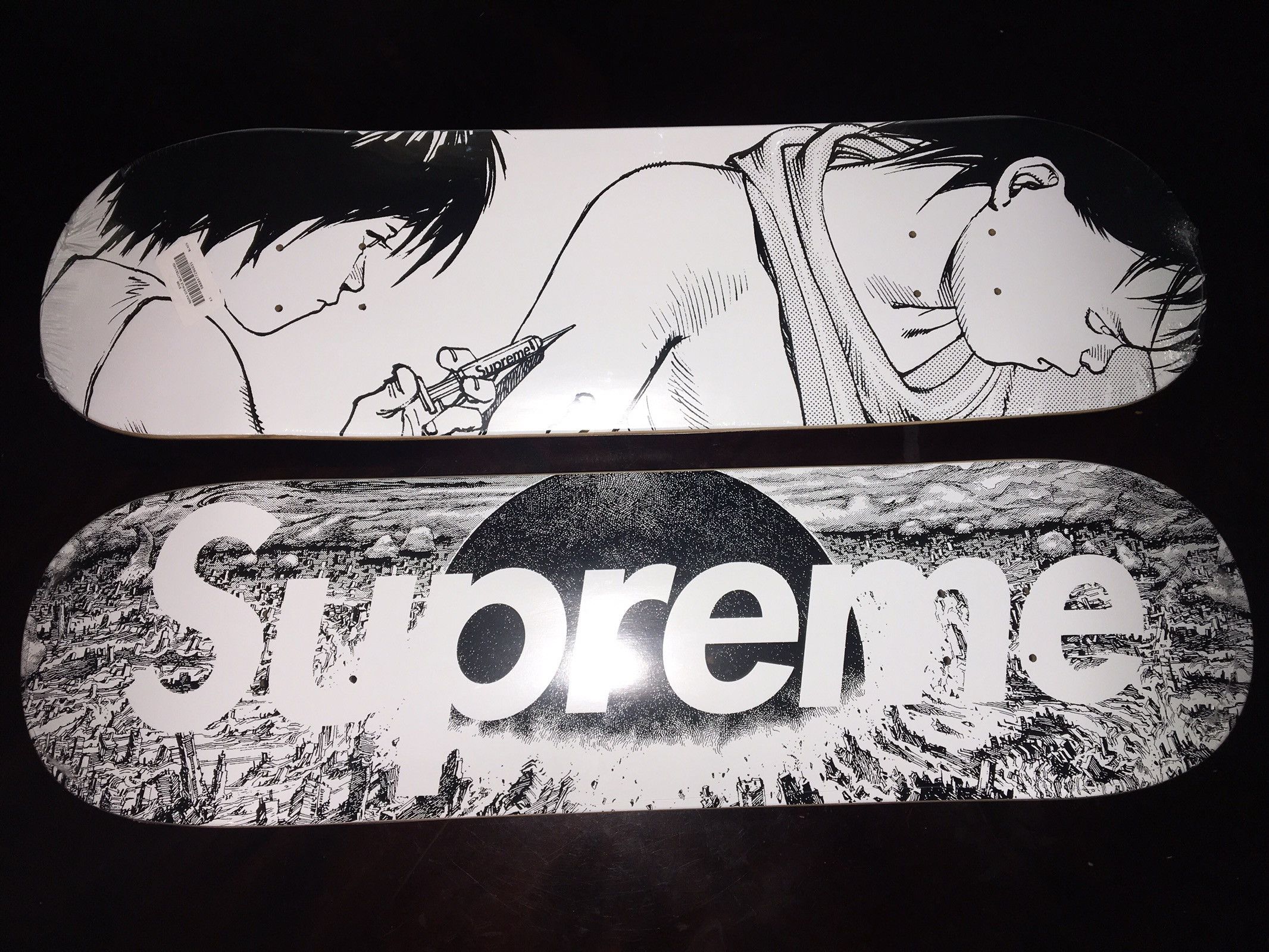 Supreme Supreme Akira Neo-Tokyo and Syringe Skateboard Deck Set | Grailed